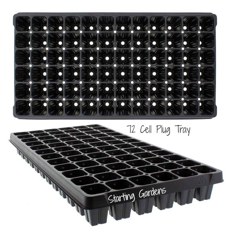72 cell Plug Trays, (Qty. 10) Seed Starting trays, Cloning, Propagatio – Starting Gardens
